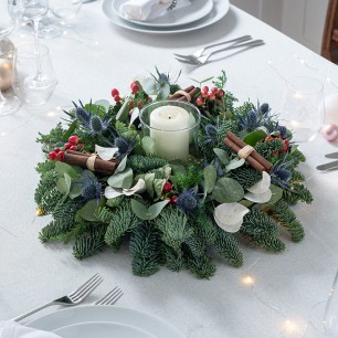Christmas Table Centre Piece | Christmas Table Centres | Appleyard Flowers